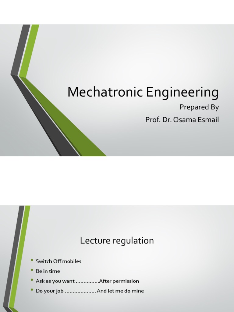 Mechatronic-1 | PDF
