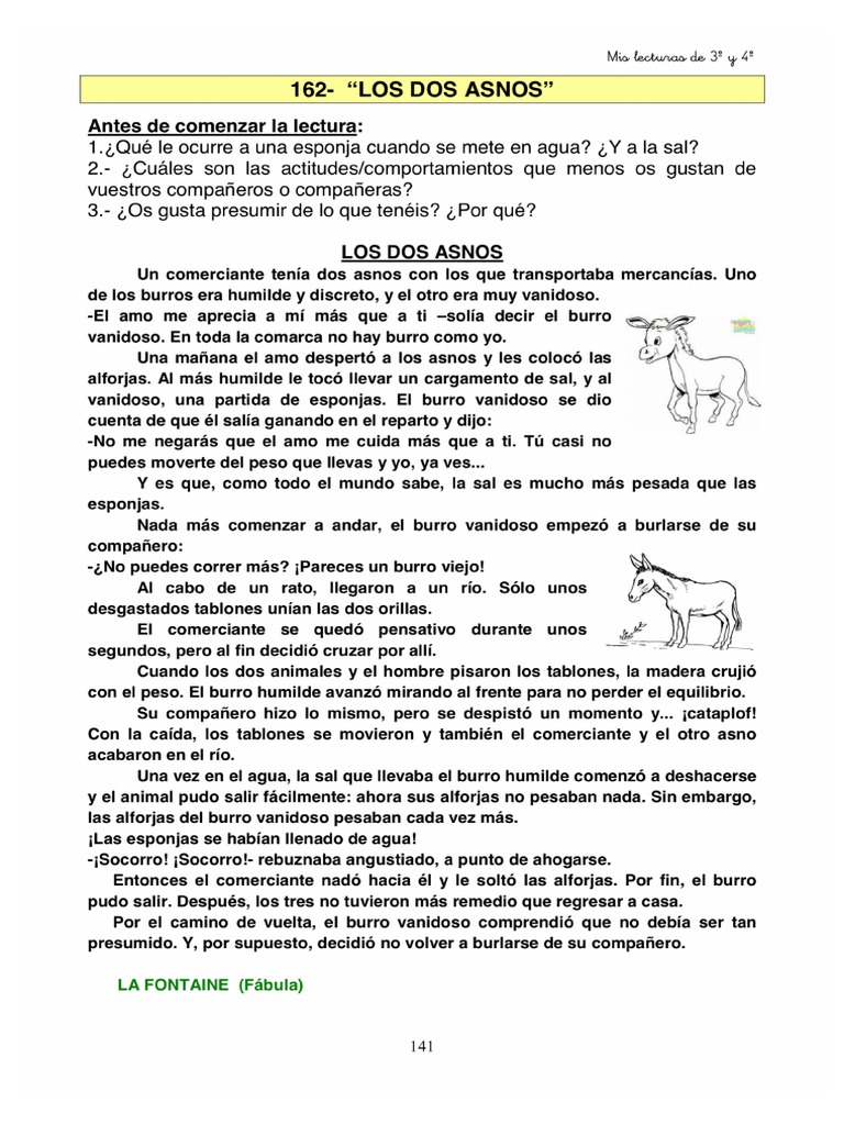 Los Dos Asnos | PDF