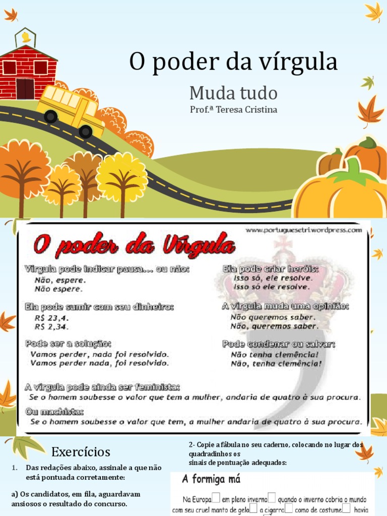 O Poder da Vírgula na Redação | PDF