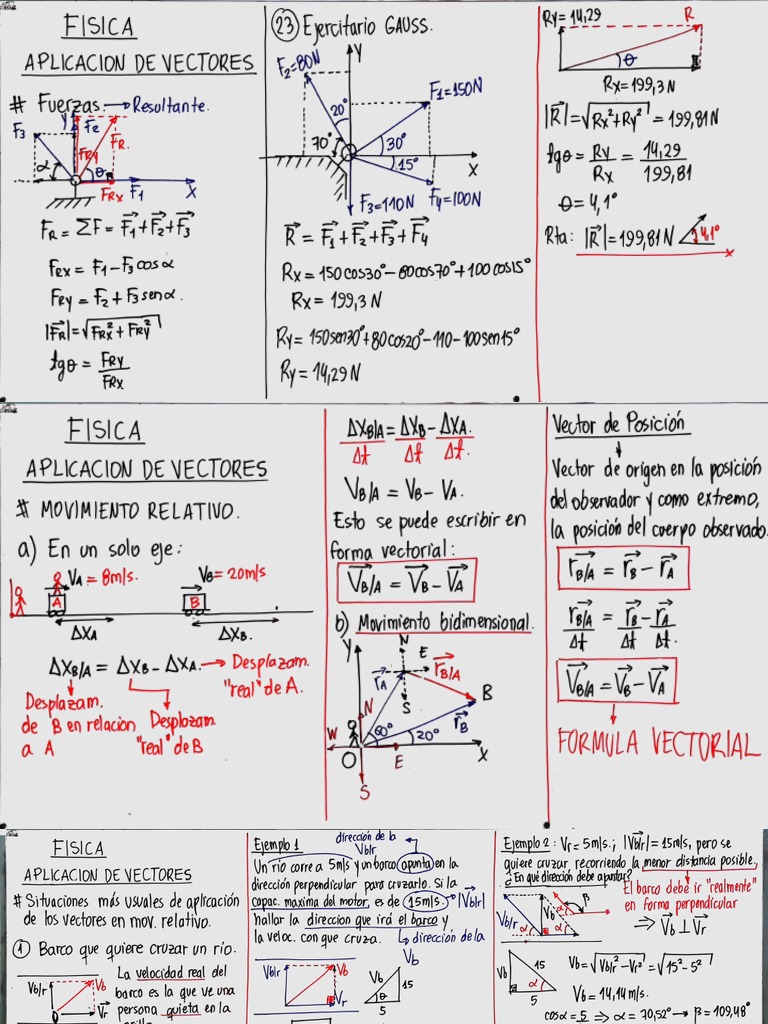 3.pdf. Física. Vectores. Ing - Carlos Vera | PDF