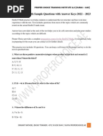 EST II - Math Level 1 - October 2021 | PDF | Area | Triangle