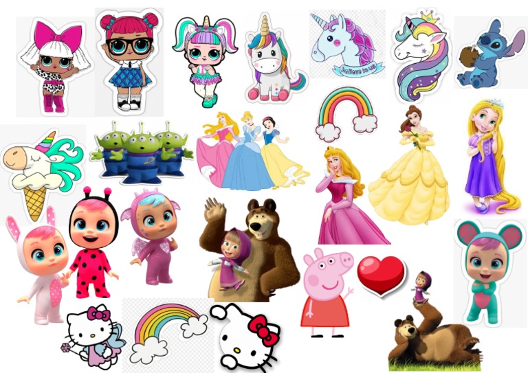 Stickers Niñas Pdf