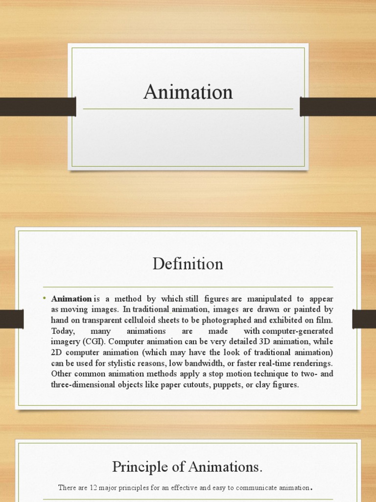 Animation Basics for Beginners | PDF