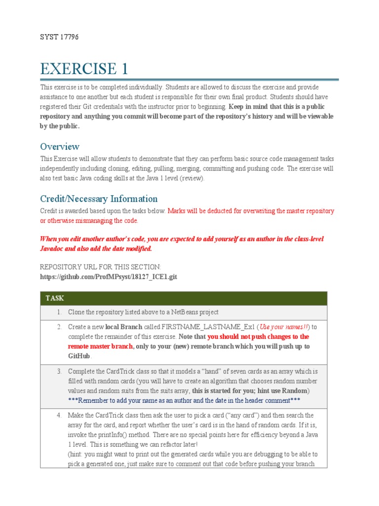 Exercise 1 | PDF | Computing | Software