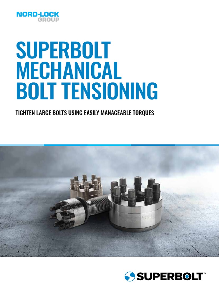Superbolt Mechanical Bolt Tensioning en | PDF