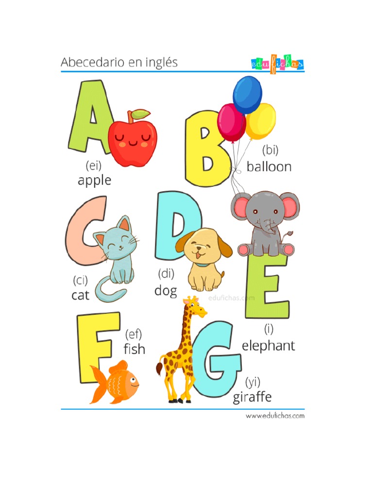 ALFABETH (Para Pegar en Su Cuarto) | PDF