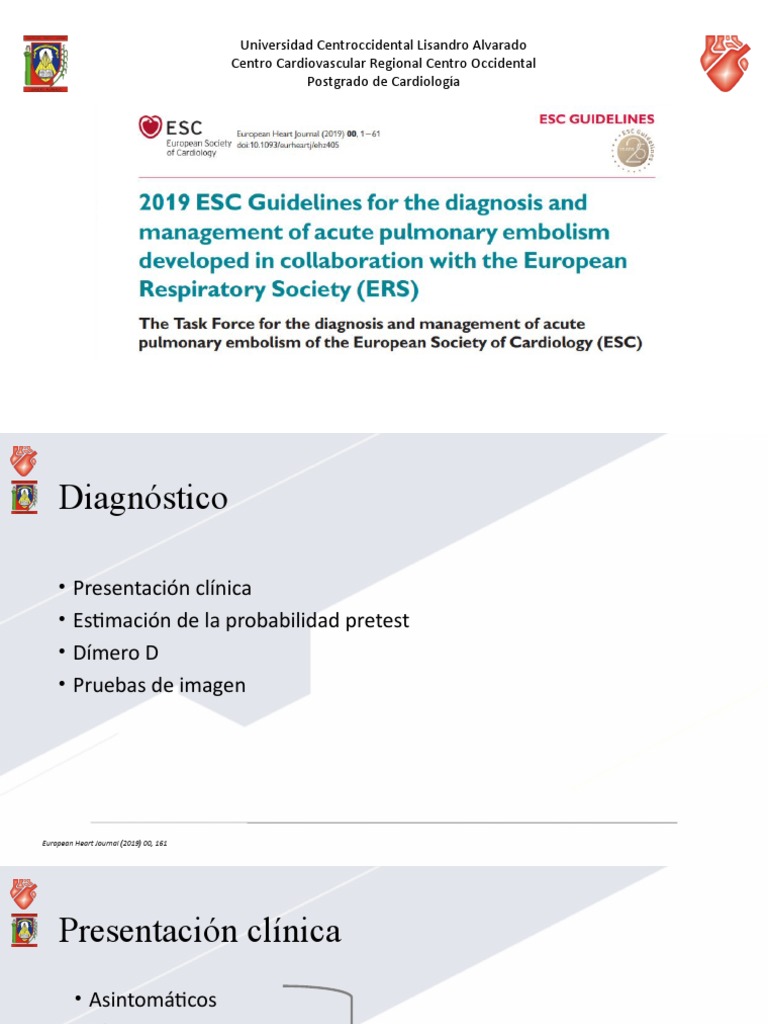 Revision Guia TEP ESC 2019 | PDF