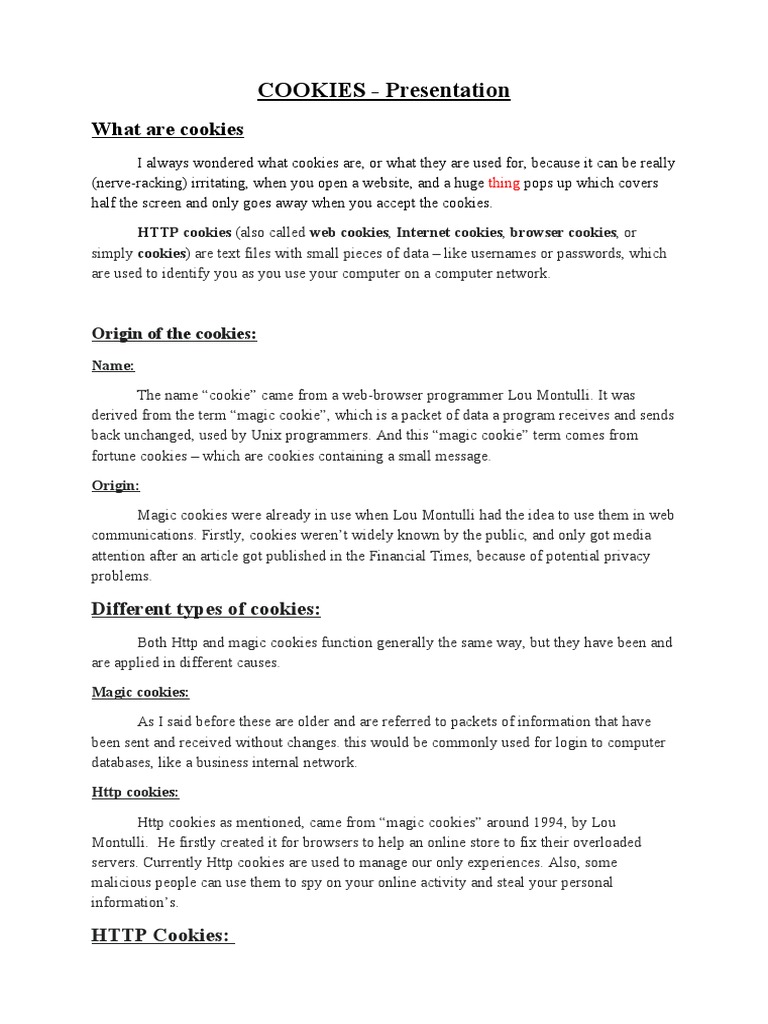 Cookies - Szöveg | Download Free PDF | Http Cookie | Security