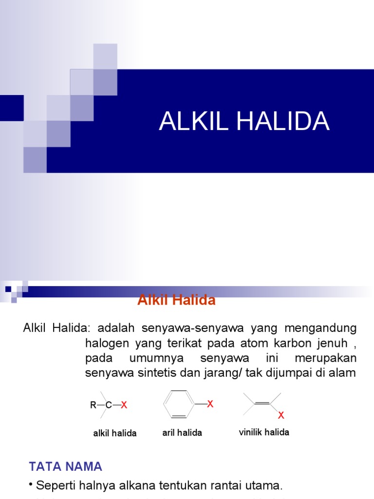 kimia organik-3(alkil halida) | PDF