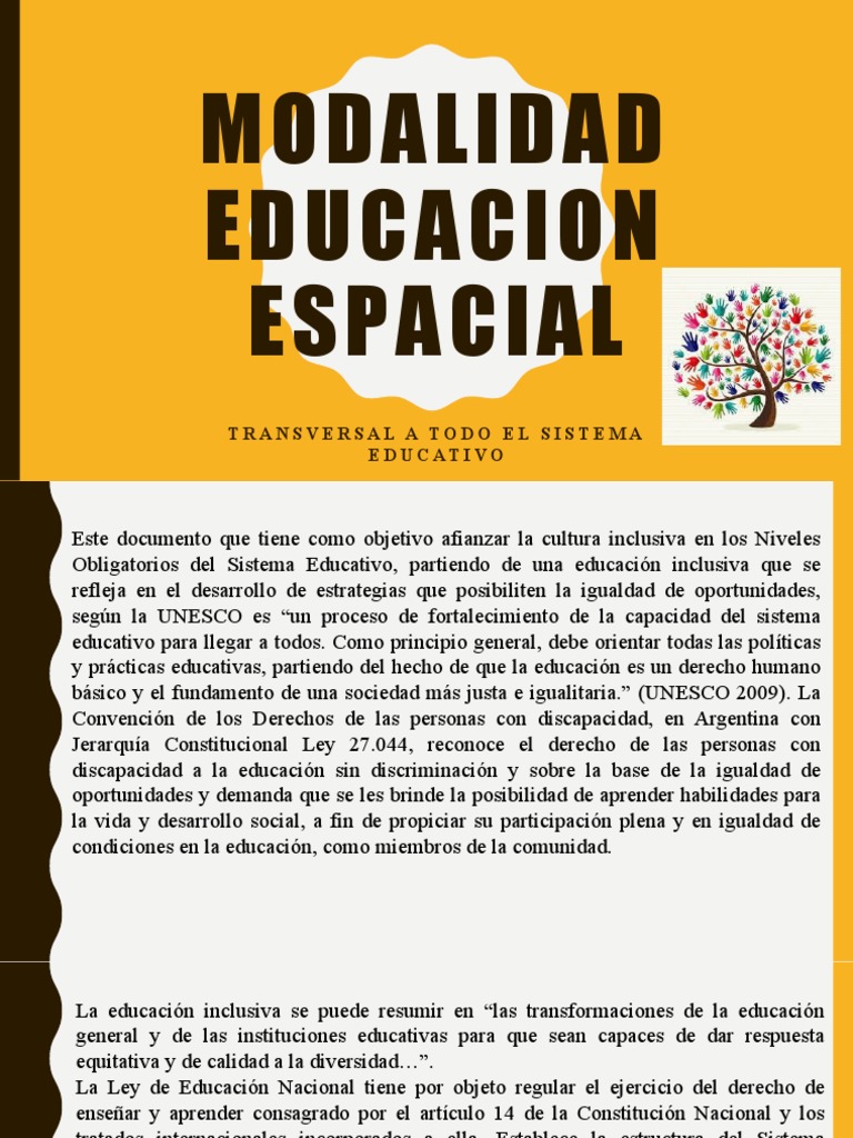 Modalidad Especial | PDF