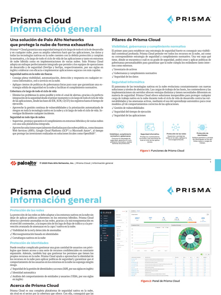 Prisma Cloud Aag Es | PDF | Computación en la nube | Informática