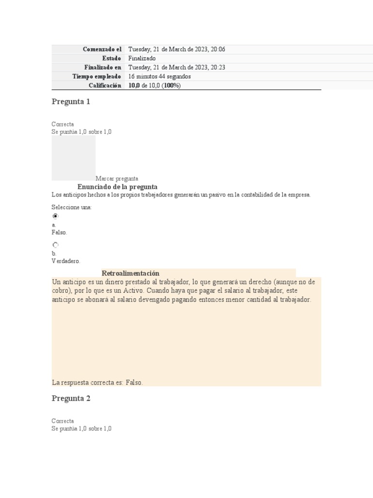 Examen Clase 6 Unidad 3 | PDF | Pagos | Bancos