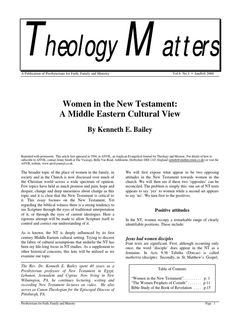 Women New Testament | PDF