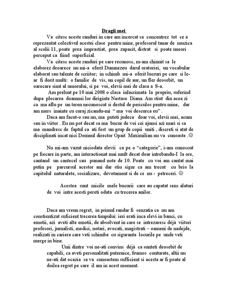 Discurs Diriginte | PDF