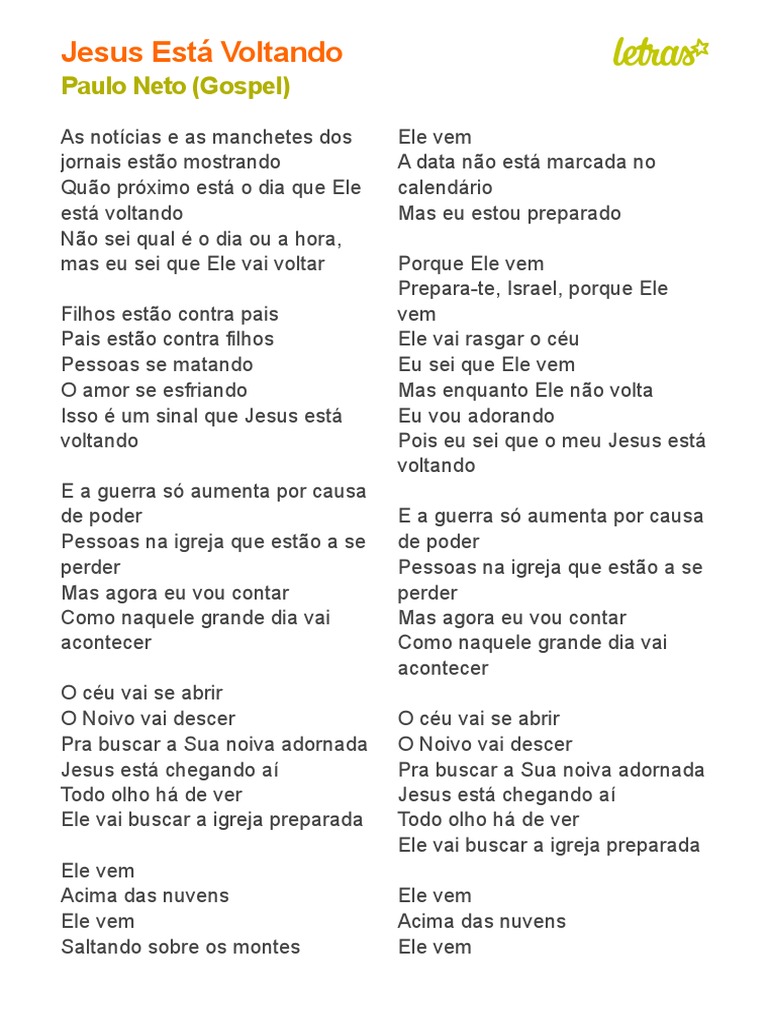Jesus Está Voltando: Prepare-se! | PDF | Jesus | Céu
