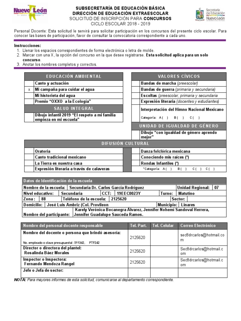 Concurso Del Agua | PDF | Educación de la primera infancia