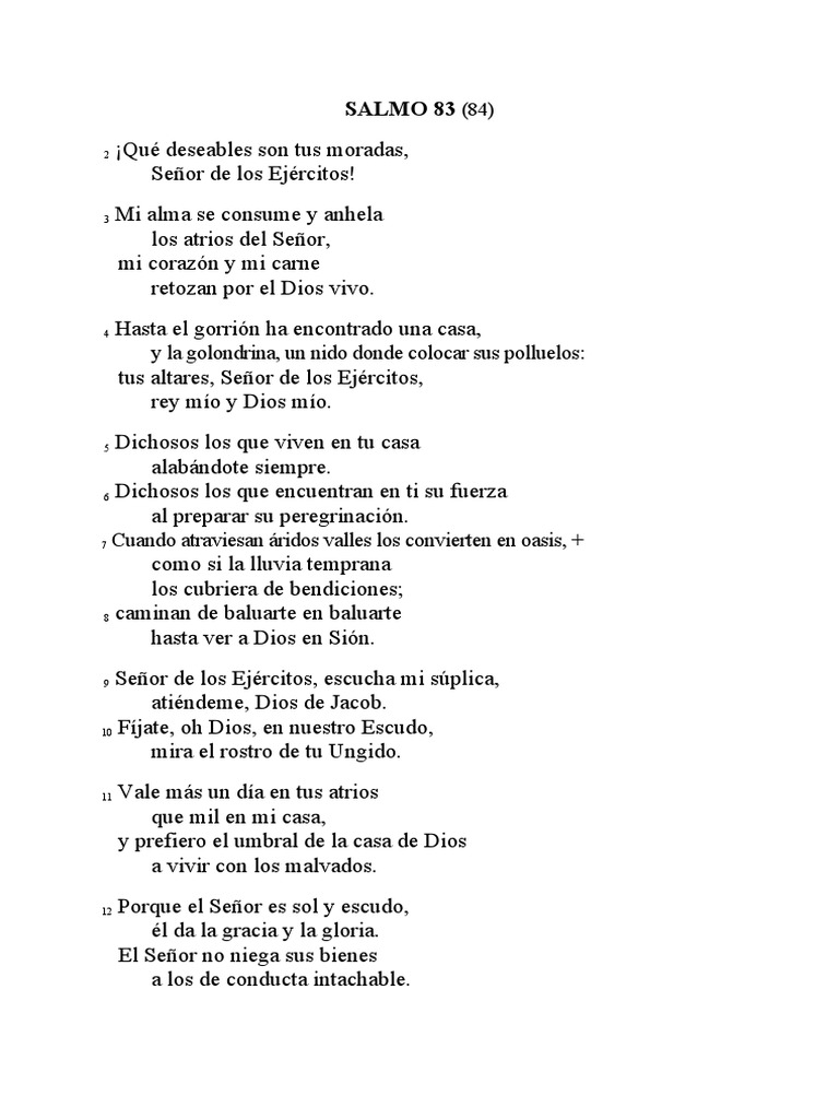 Salmos 22 y 83 | PDF