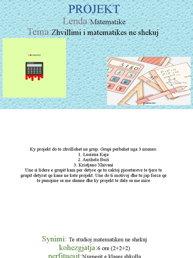 PROJEKT Matematike | PDF