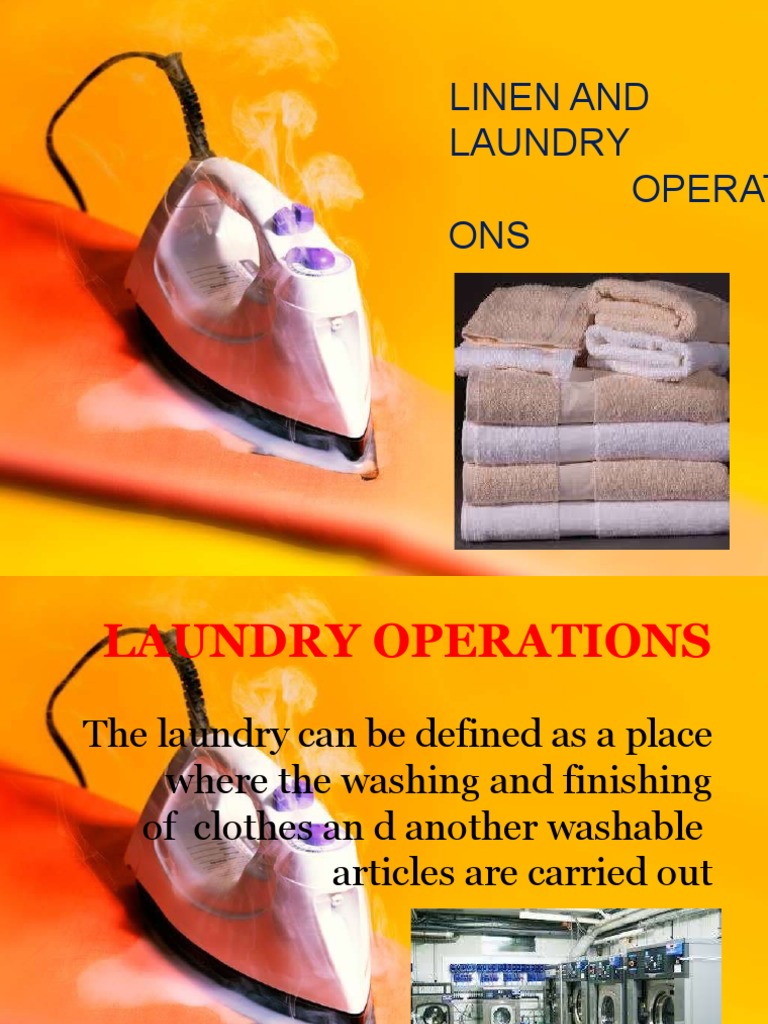 Unit 3-Laundry | PDF | Laundry | Linens