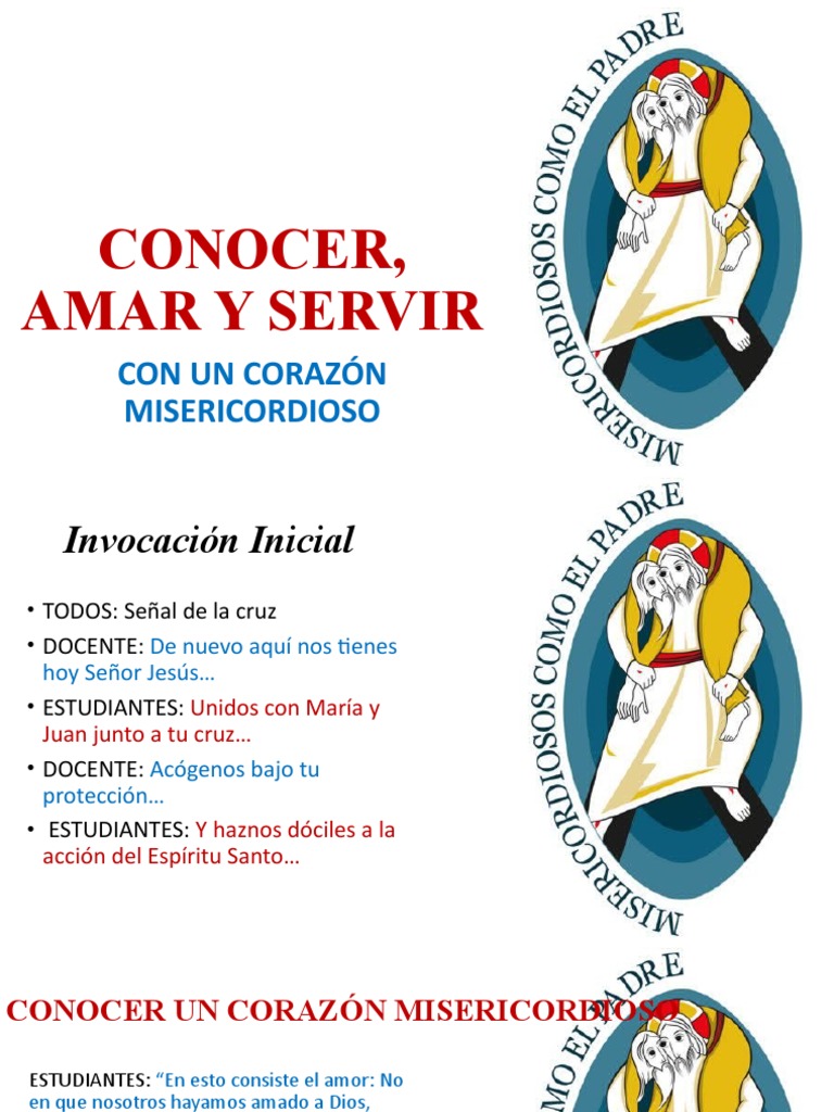 Conocer, Amar y Servir | PDF | Amor | María, madre de Jesús