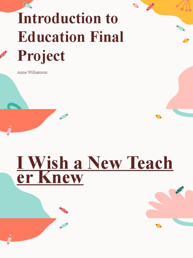 Introduction to Education Final Project | PDF
