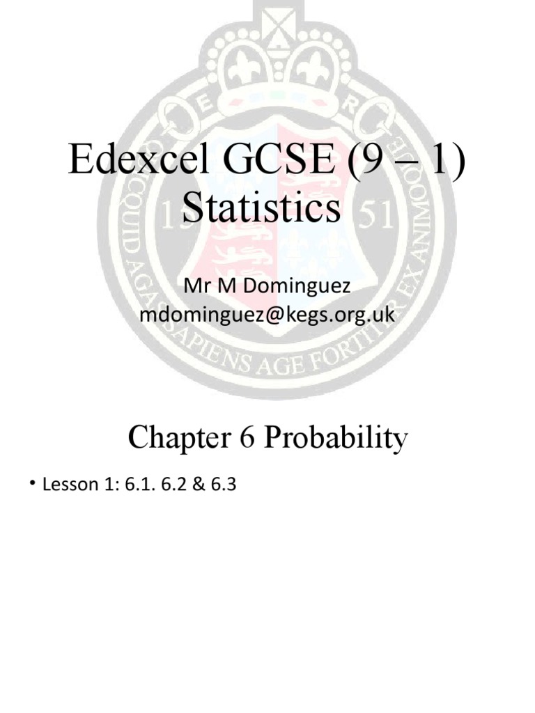 CH 6 Probability | PDF