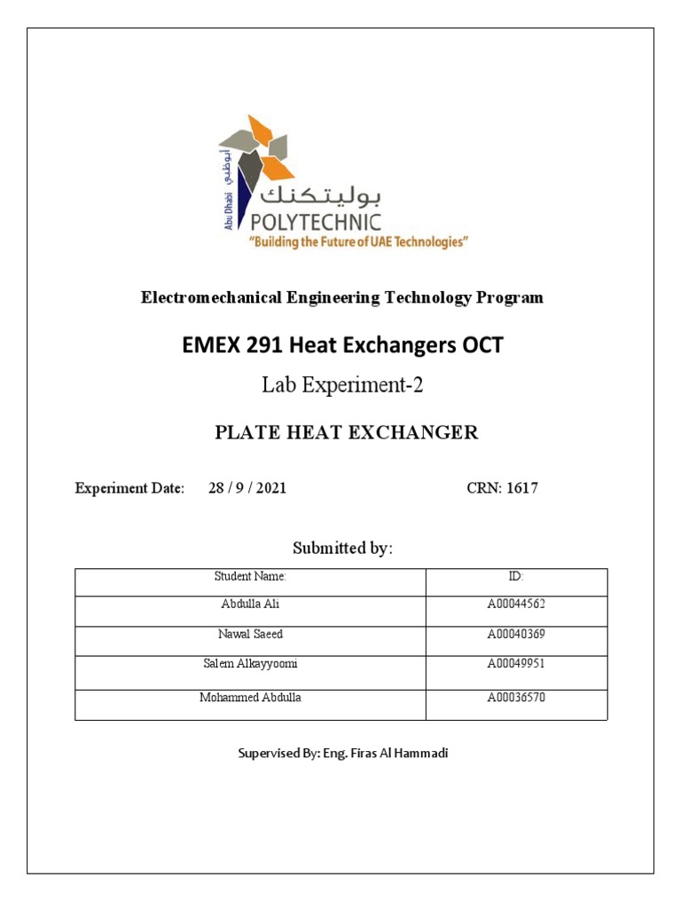 Lab2 Fluid | PDF | Heat Exchanger | Fluid Dynamics