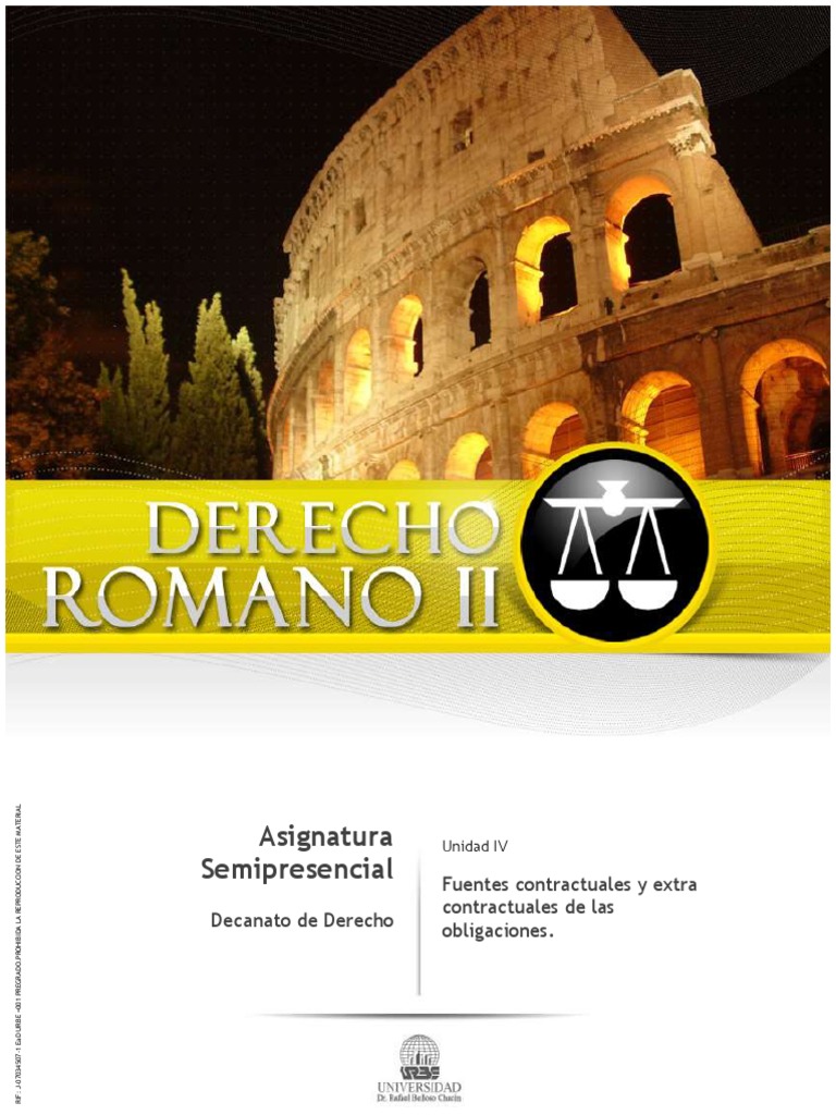 Derecho Romano II | PDF | Pagos | Propiedad