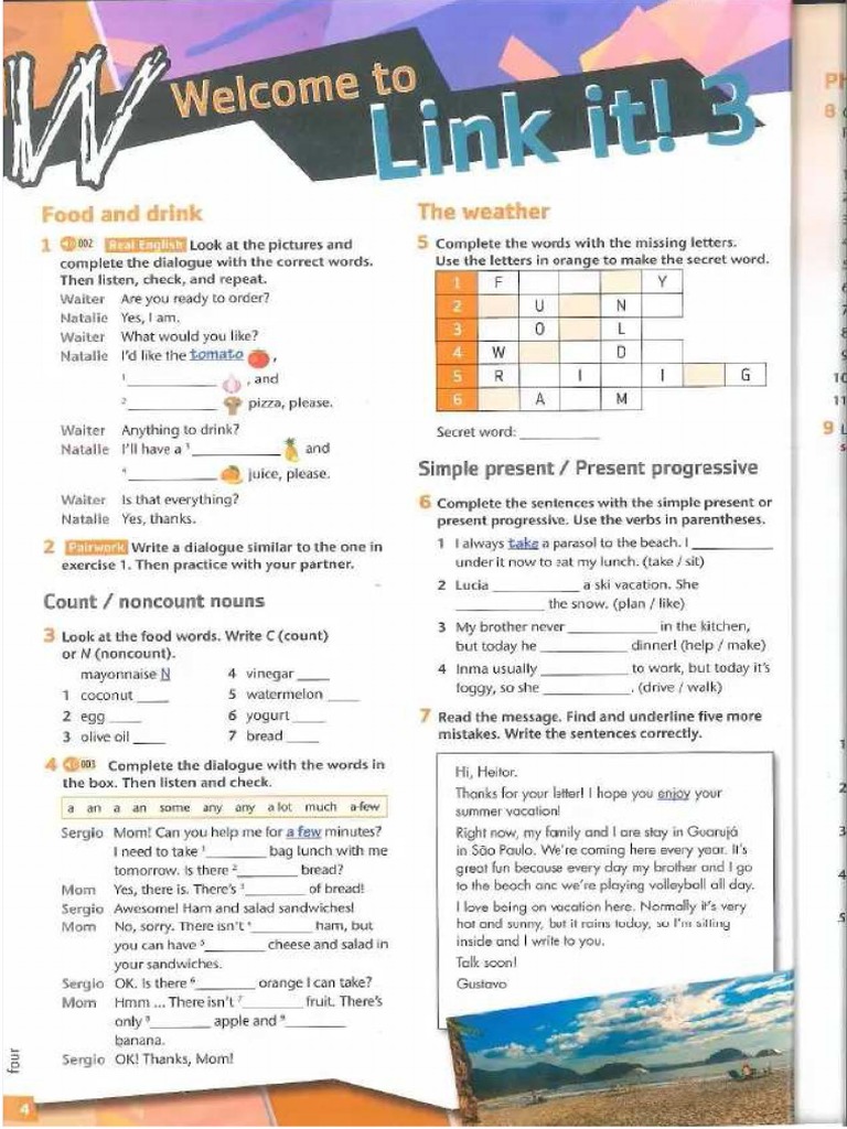 Link It 3 Studenbk y Worbk 6 | PDF