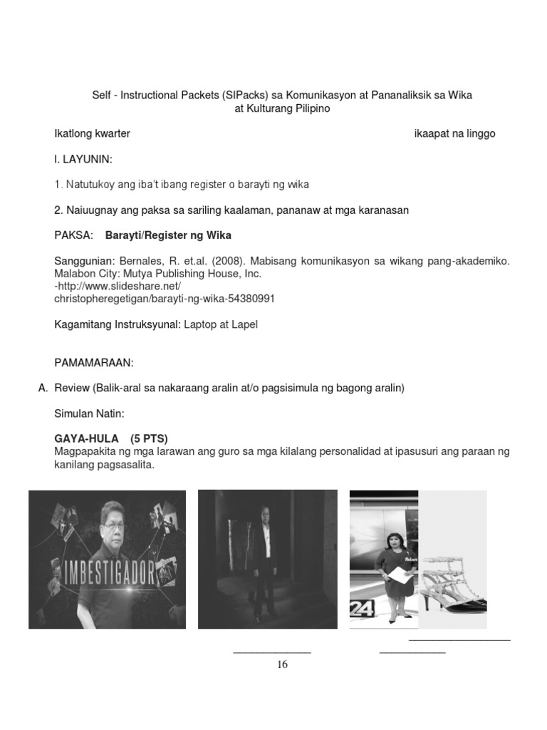 q4 Filipino 11 Week 4 | PDF