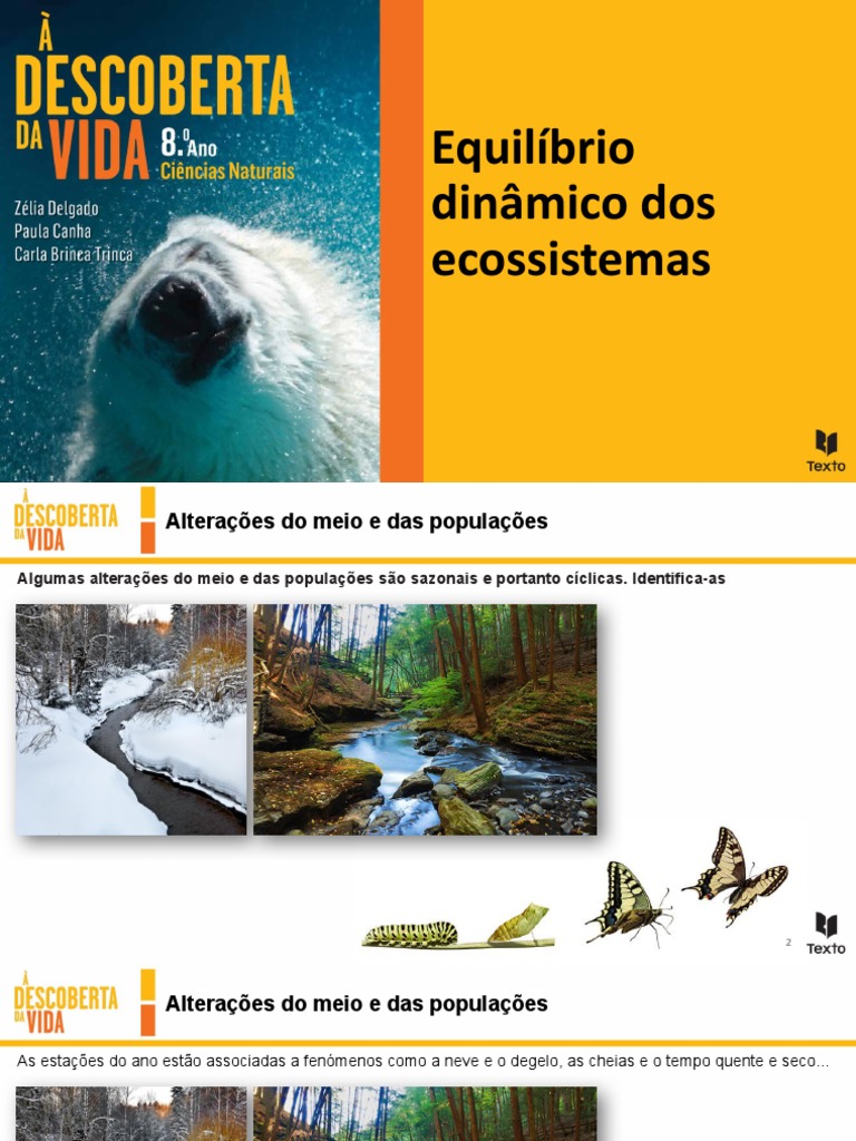 Equilibrio Dinamico Dos Ecossistemas | PDF | Ecossistema | Ecologia