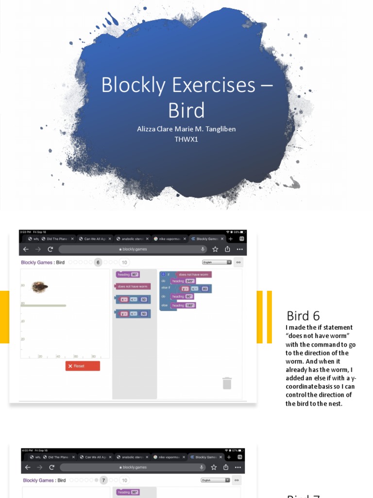 Bird Blockly | PDF