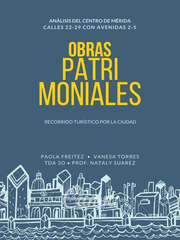 Patrimonio Del Centro de Mérida | PDF | Venezuela | Diseño arquitectonico