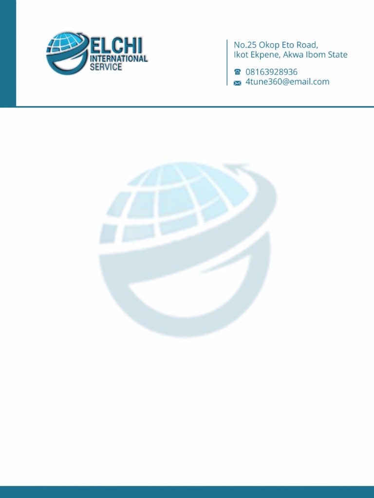 Elchi Letterhead 1 | PDF