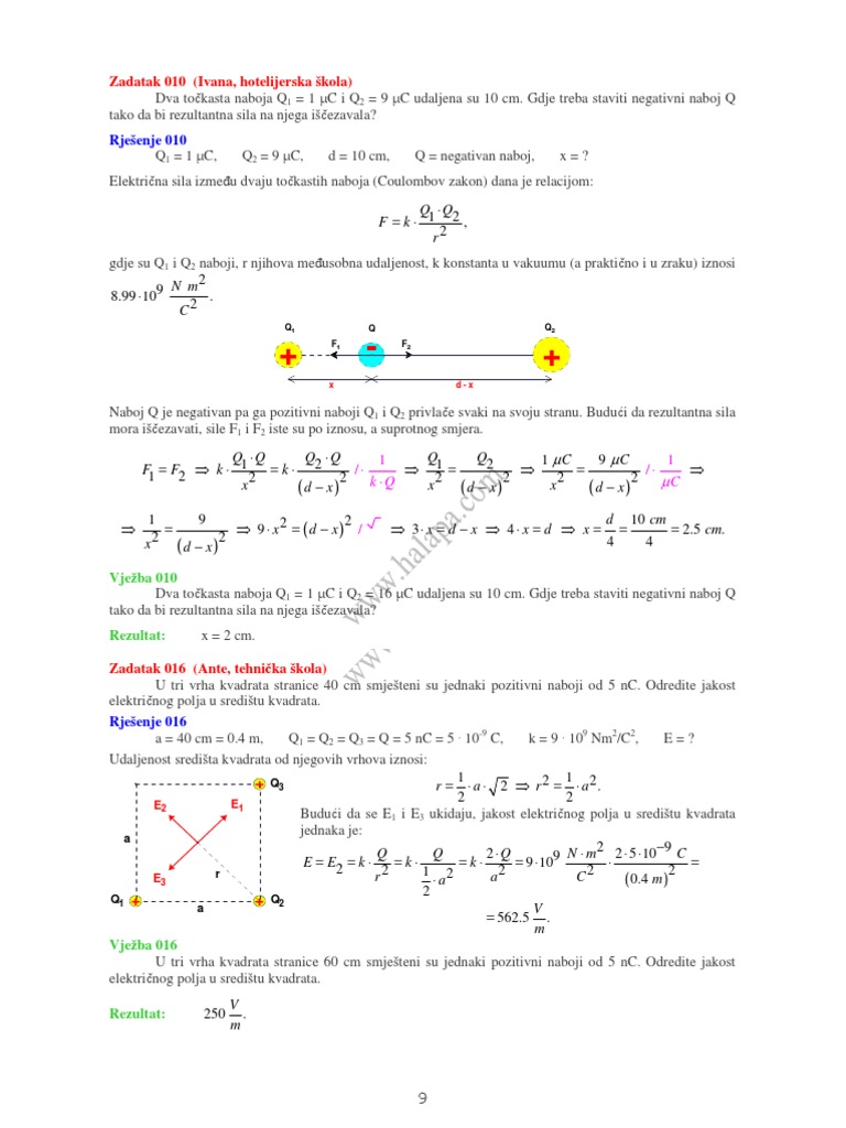 Fizika Halapa Naboj 1 | PDF