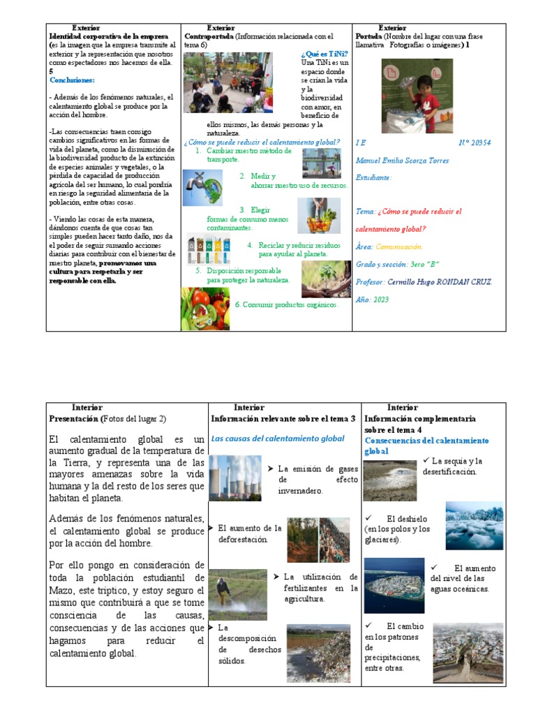 Ejemplo de Triptico | PDF