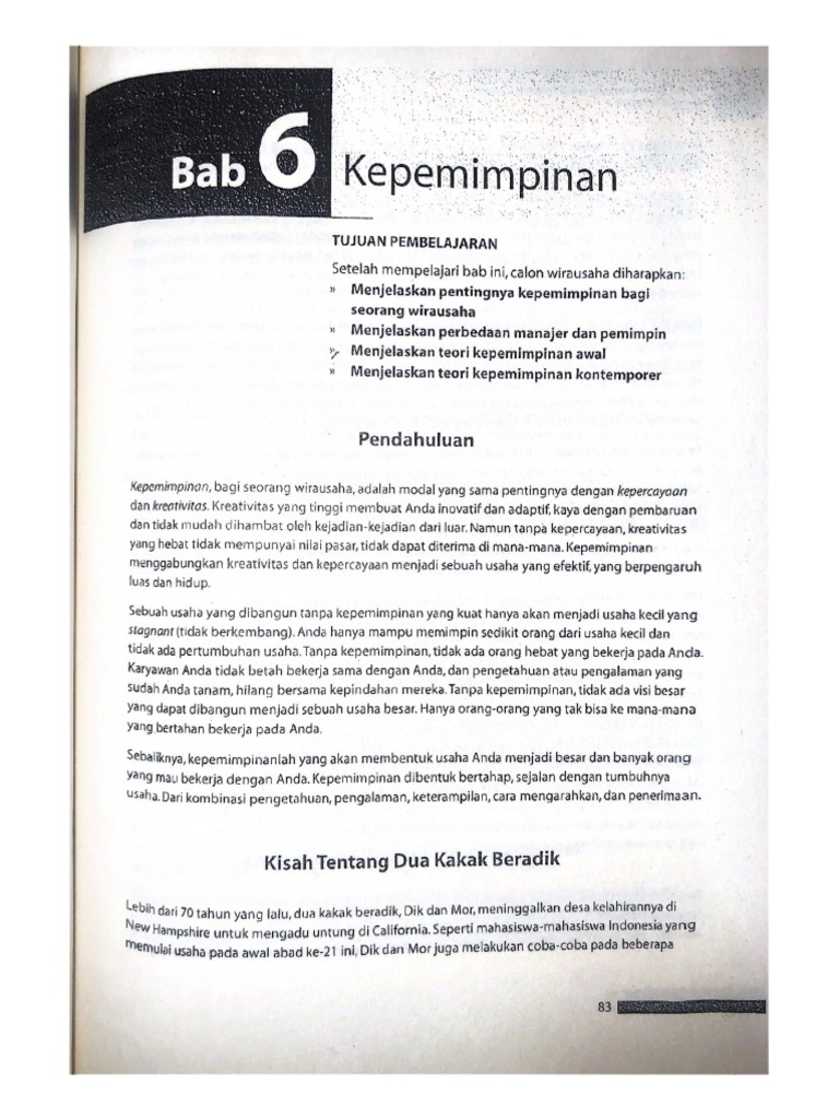 Bab 6 KWU | PDF