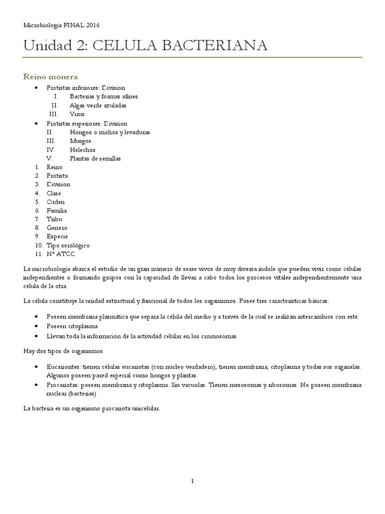 Resumen Microbiologia Gral | PDF | Virus | Bacteriófago