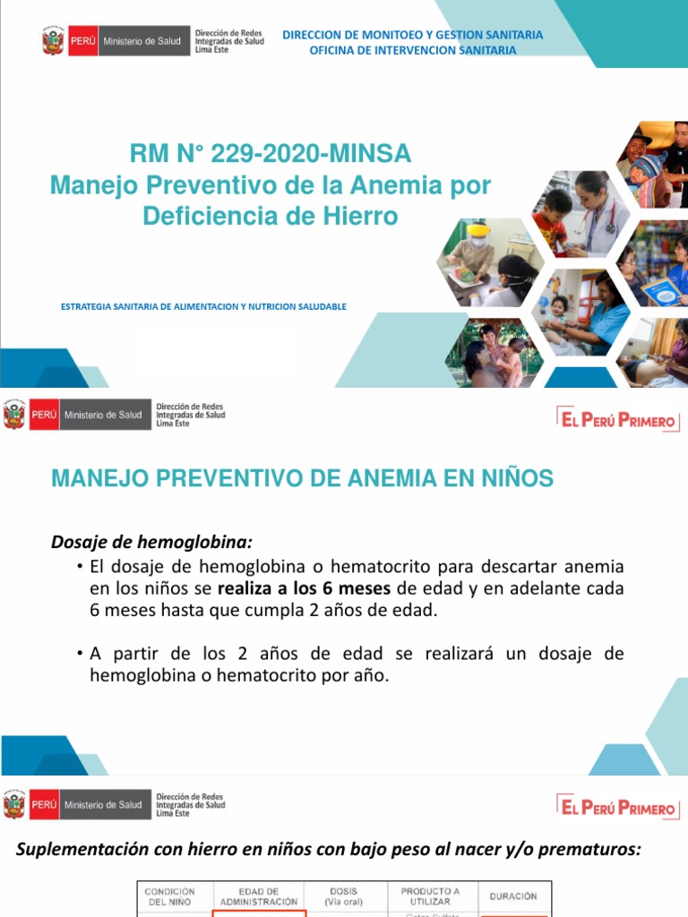 Precisiones RM 229 Suplementación Preventiva, 1 Junio 2021 | PDF