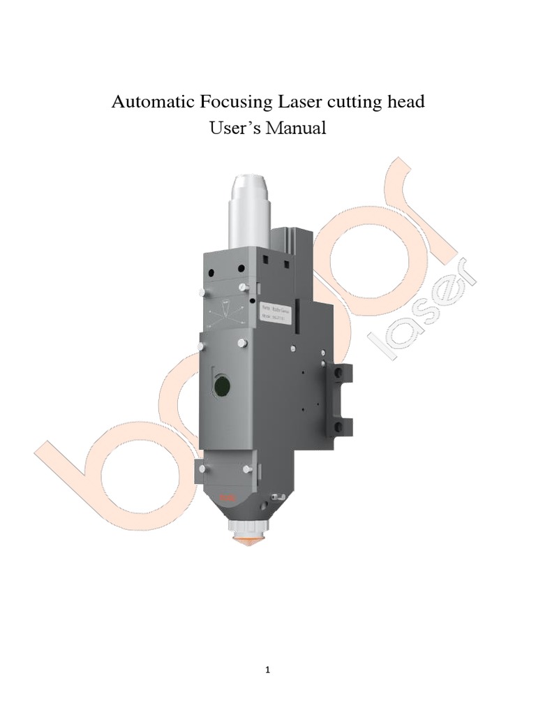 Automatic Focusing Laser Cutting Head UsManual | PDF
