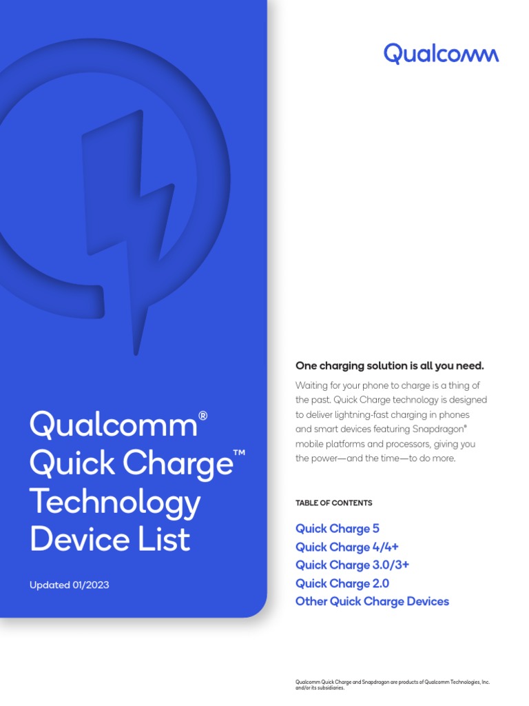 QCOM Quick Charge | PDF