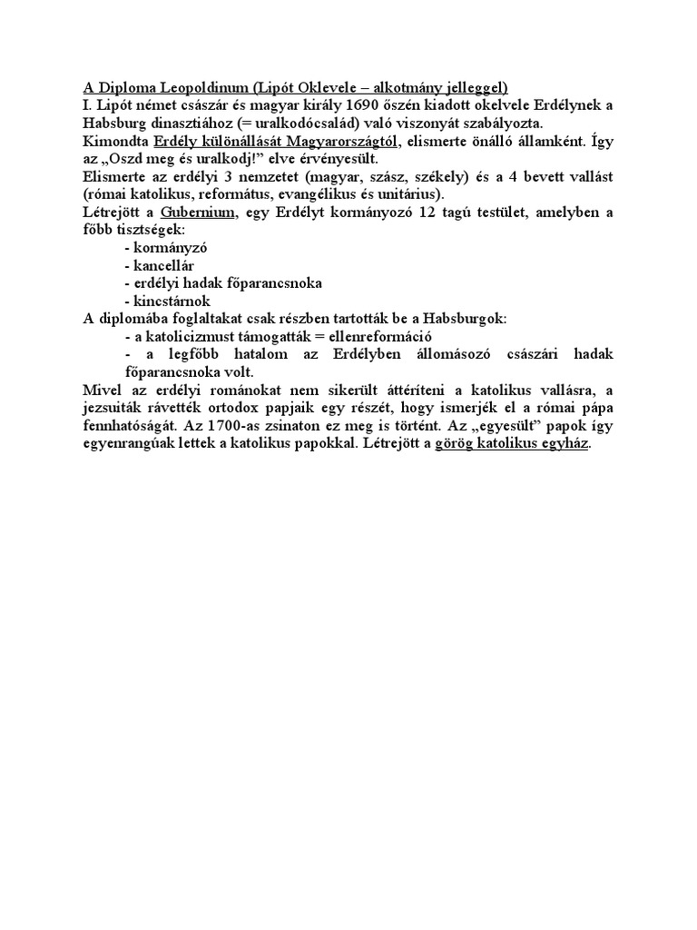 A Diploma Leopoldinum | PDF