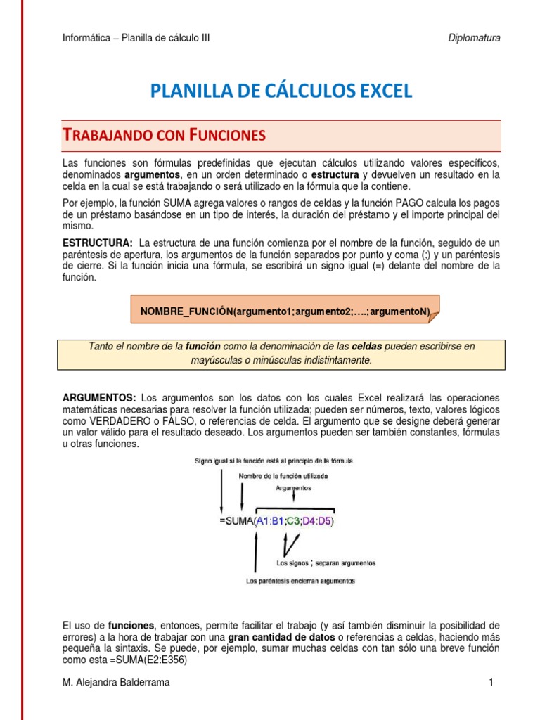 Módulo Planilla de Cálculos III | PDF | Hoja de cálculo | Informática