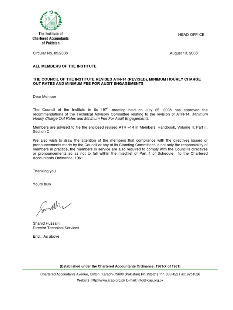 Icap Chargeout Rates | PDF | Audit | Accountant