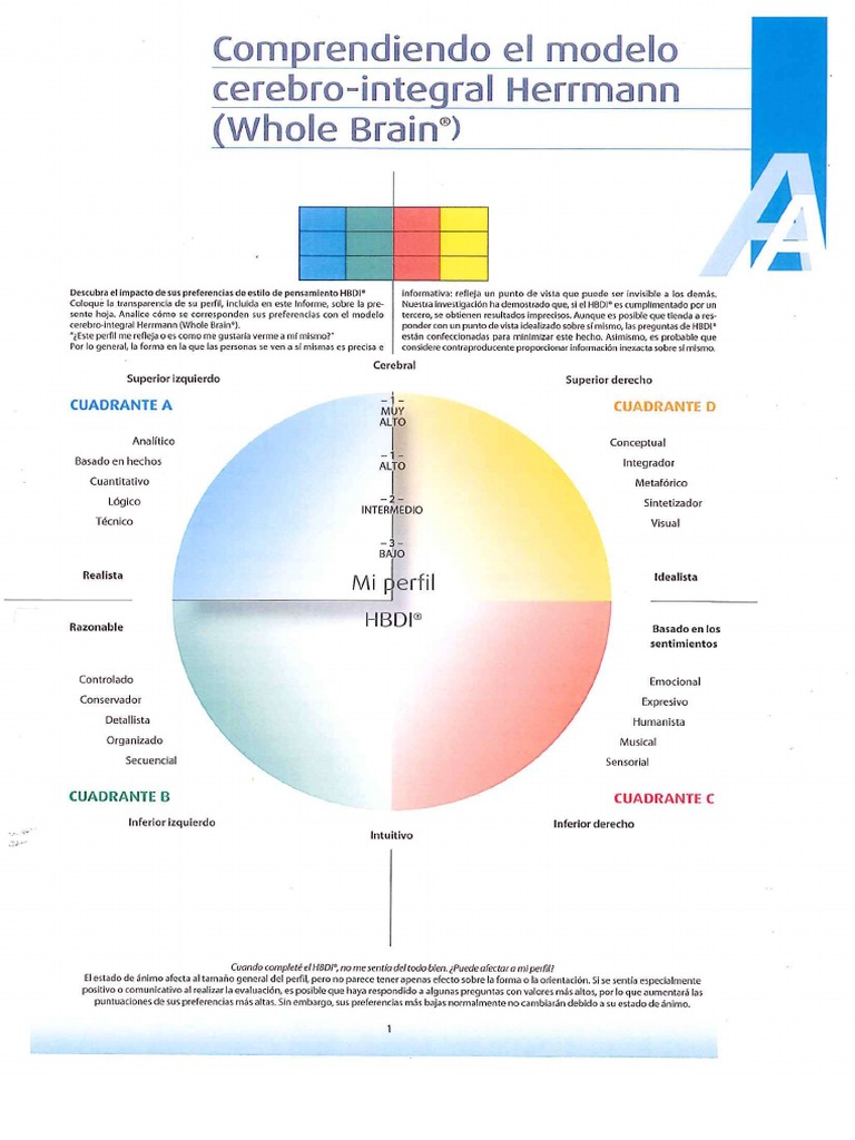 Ned Herrmann 4 Cuadrantes | PDF