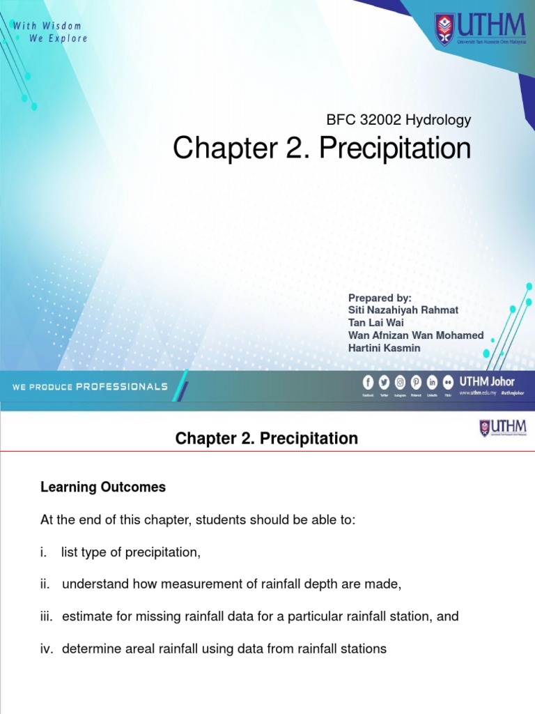 Chapter2 Precipitation-2022 | PDF