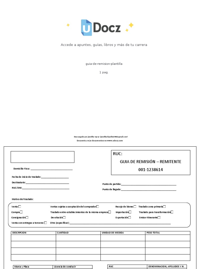 Guia de Remision Plantilla 163529 Downloable 2192878 | PDF Guia de Remision Plantilla 163529 Downloable 2192878 | PDF