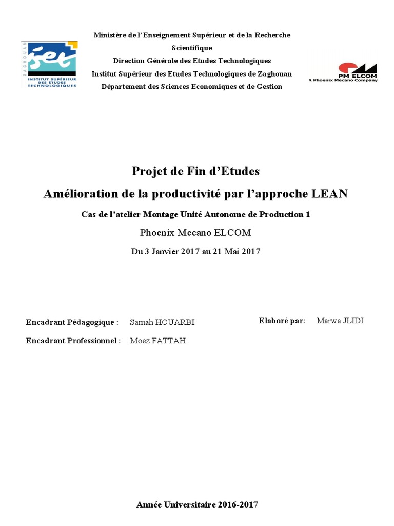 6 Juin Pfe Final Marwa Jlidi | PDF