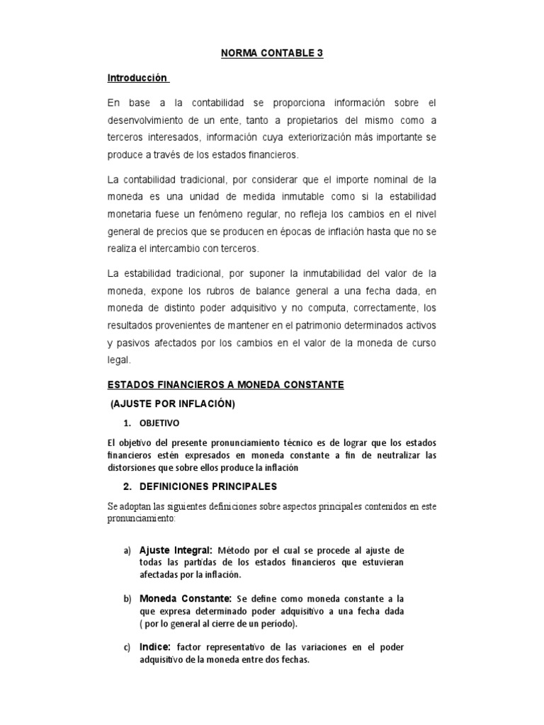 NORMA CONTABLE 3 2023 NEW | PDF