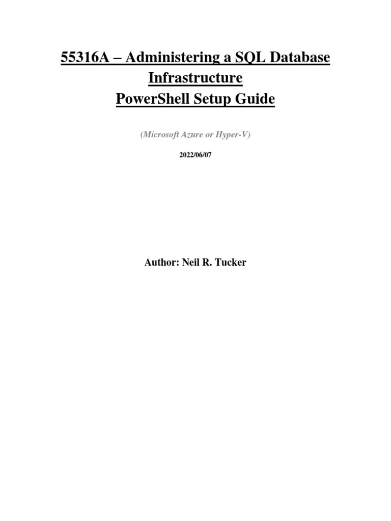 55316AENU PowerShellSetup | PDF | Hyper V | Computer File